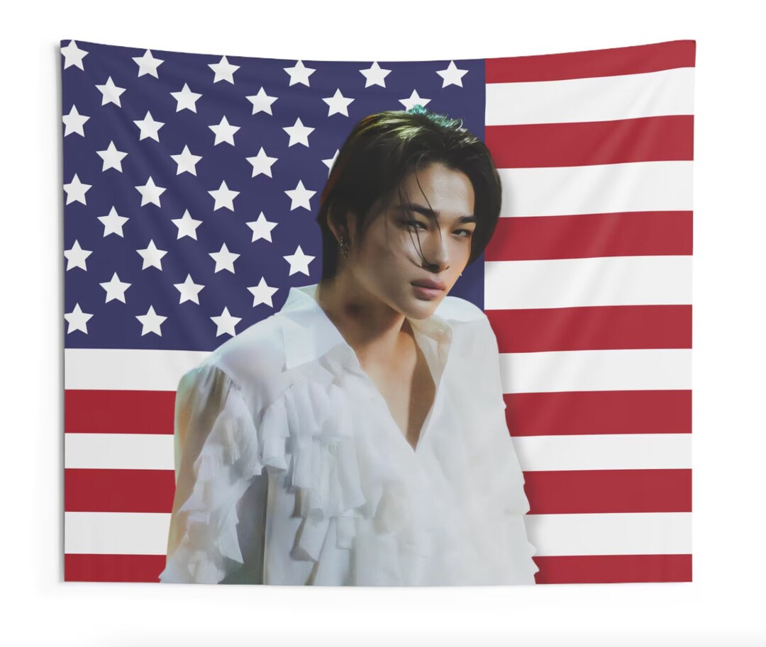 Enhypen Niki Dark Blood Flag Banner, Enhypen Ni-ki Kpop American Flag ...
