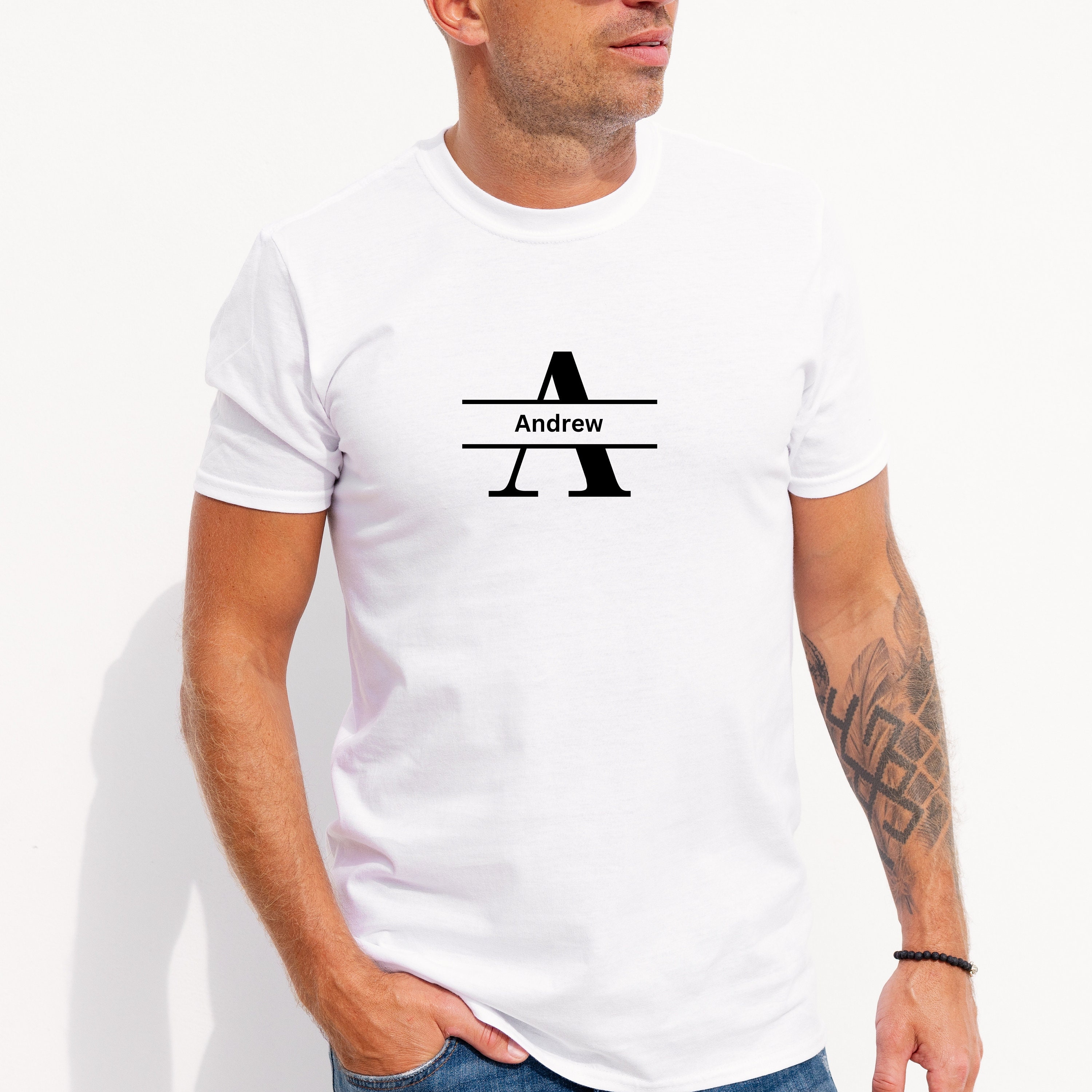 Simple Modern Monogram Font A-z Svg Png Split Monogram Frame - Etsy