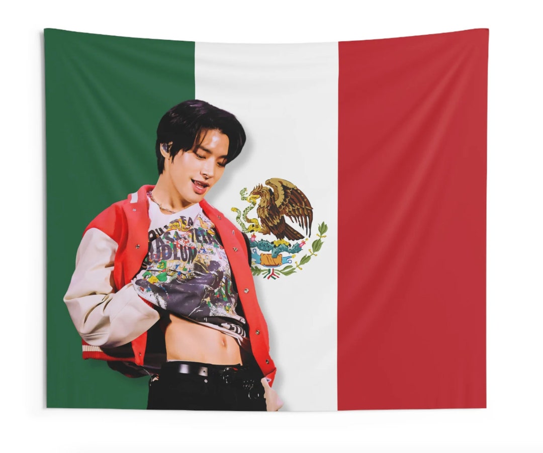 Enyhypen Jake Guilty Mexico Flag Banner, Enhypen Members Kpop Flag ...