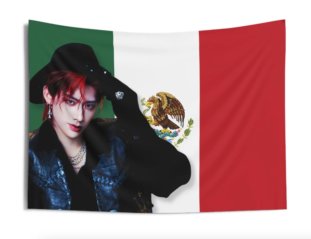 Zb1 Ricky Cowboy Mexico Flag Banner, Zerobaseone Members Kpop Flag, Zb1 ...