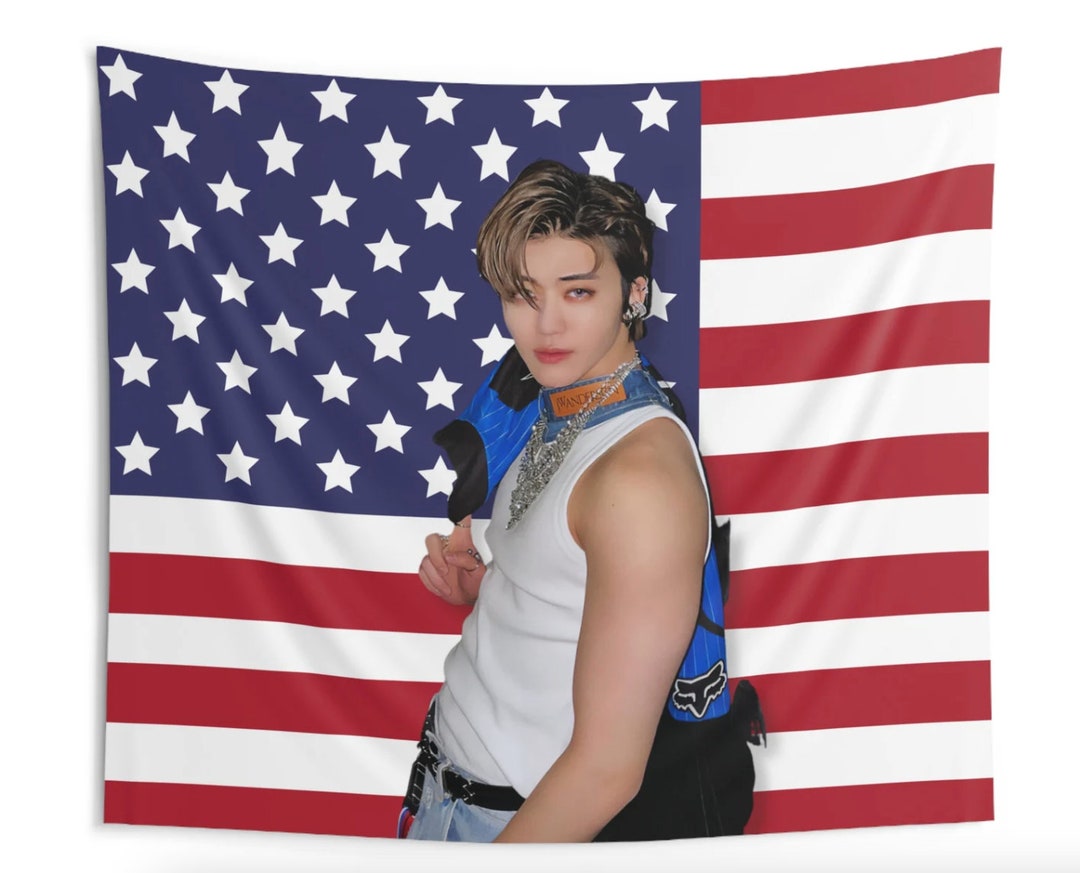 Nct Jaemin Biceps Flag Banner, Nct Jaemin Kpop American Flag Tapestry ...
