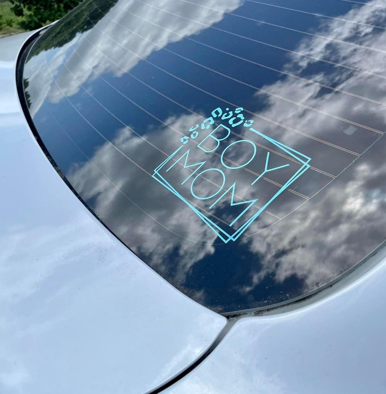 Mom Decal Bumper Sticker Girl Mom Boy Mom of Both for Car - Etsy