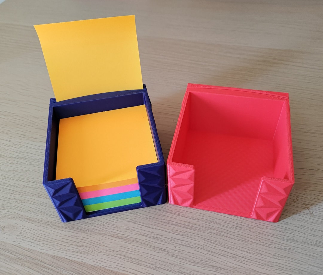 Sticky Notes Holder With Display Slot | 3D Mesh Design Desk Office ...