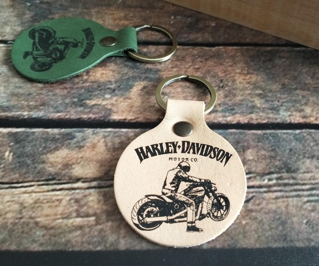 Harley Davidson Keychain, Harley Davidson Motorcycle Keyring, Biker ...