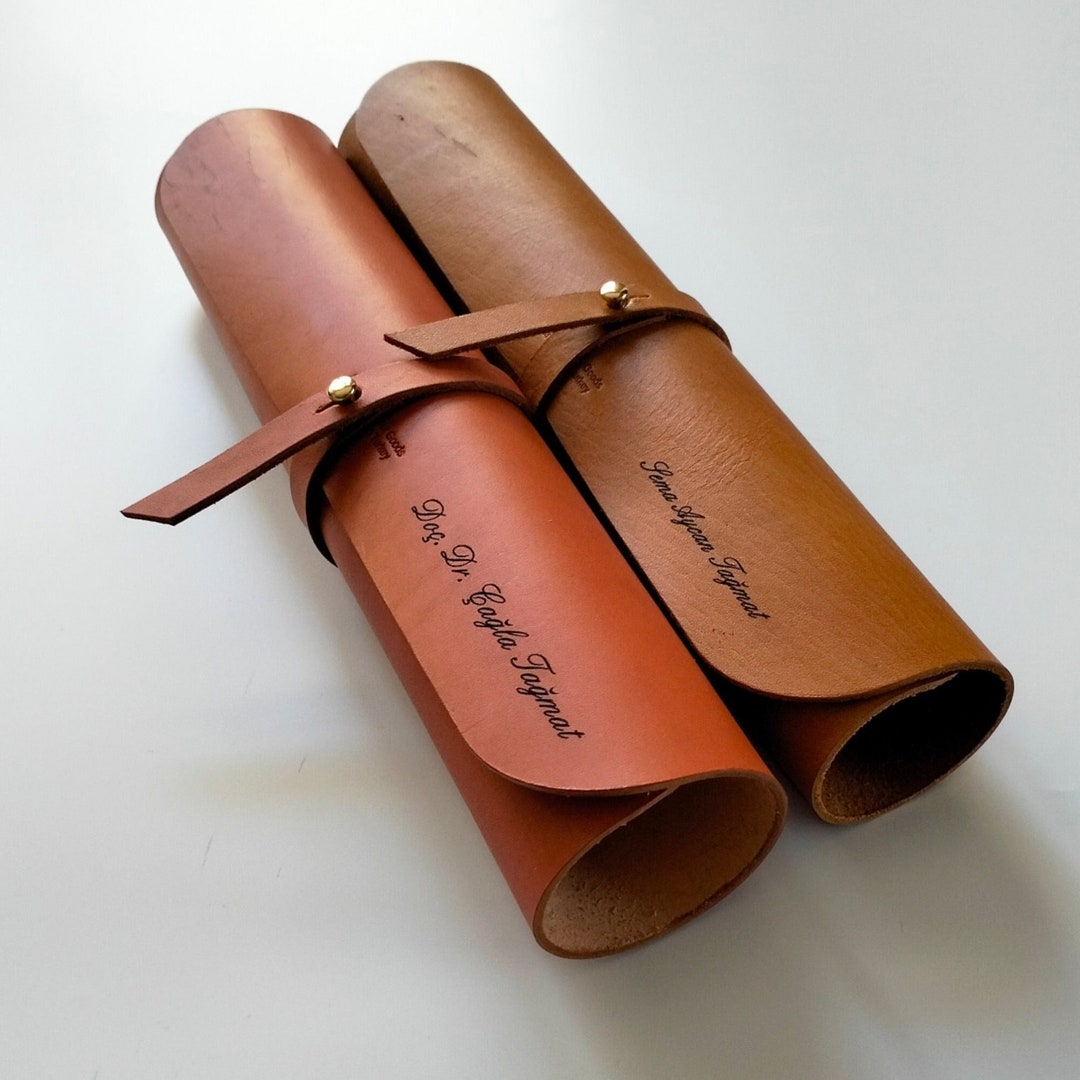 Handmade Leather Mouse Pad, Real Leather Desk Mat, Office Gift for Him ...