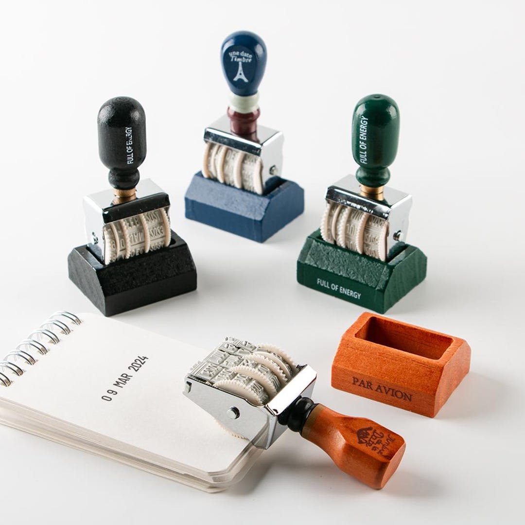 Date Stamp, Retro Date Stamps, Date Stamp for Travel Journal Postmark ...