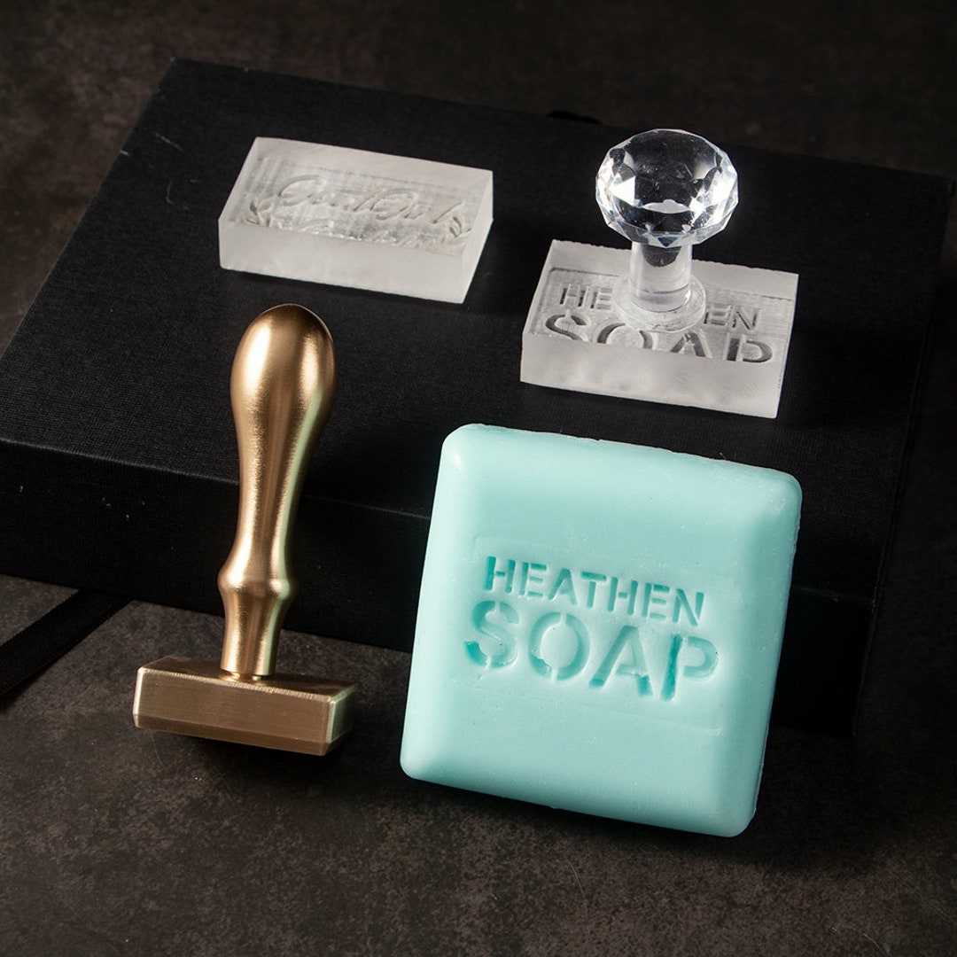 Custom Initial Soap Stamp, Custom Brass Stamp for Soap, Custom Soap ...