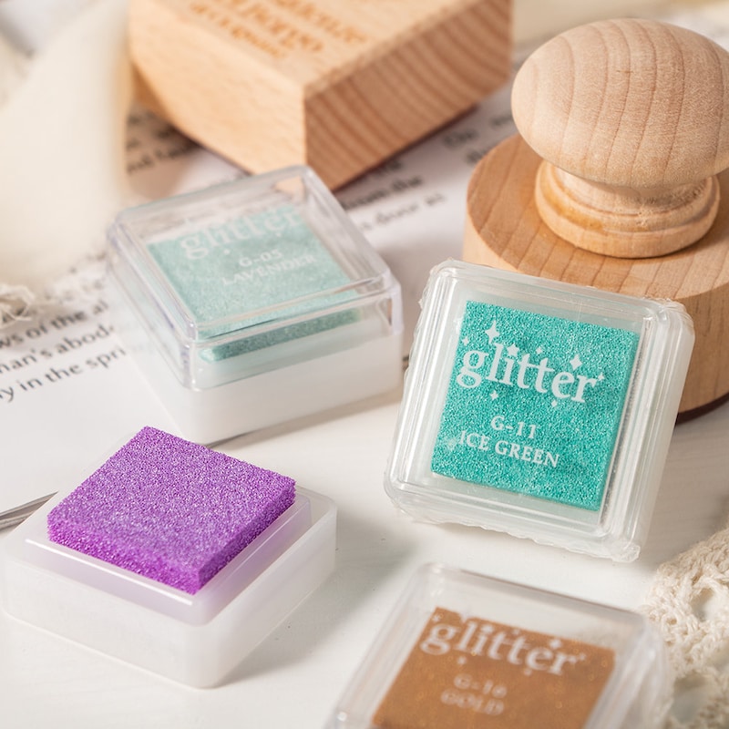 Glitter Ink Stamp Pad - Etsy UK