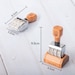 Adjustable Date Stamp, Stamp for Daily Work, Date Stamp, Roller Date ...