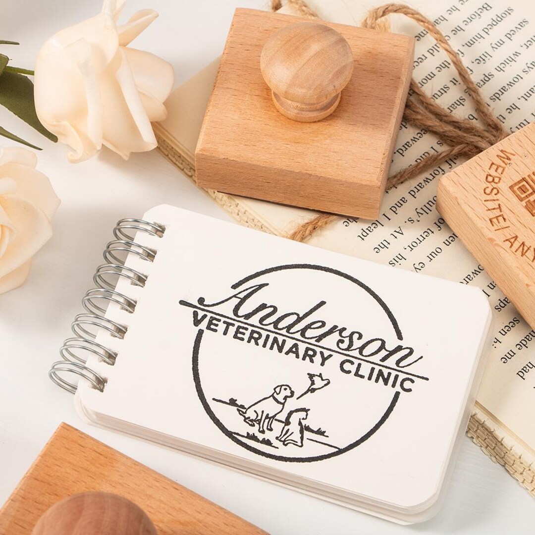 Custom Logo Rubber Stamp, Personalized Rubber Stamp, Custom Rubber ...