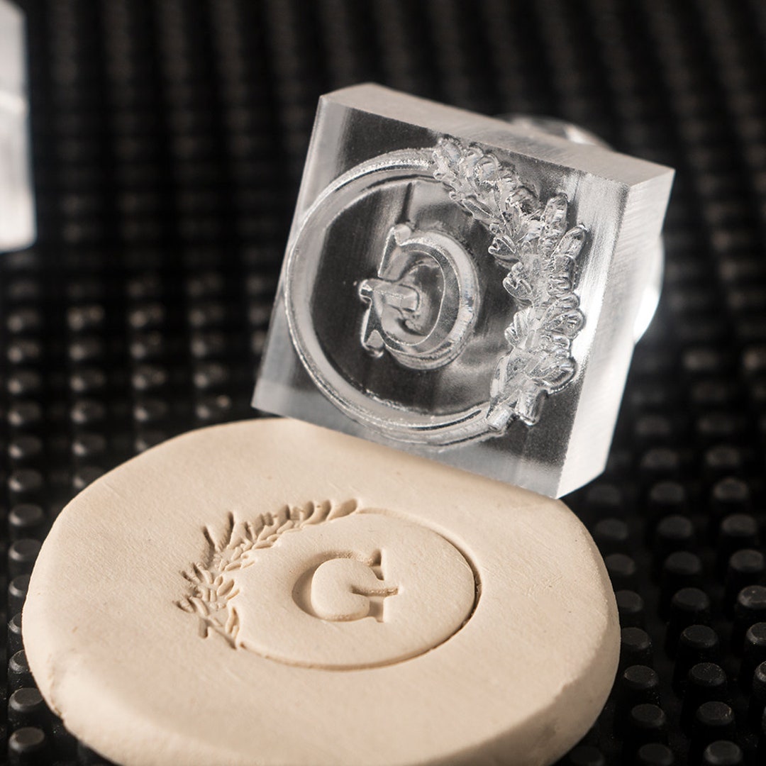 Personalized Pottery Stamp, Custom Pottery Stamp, Custom Ceramic Stamp ...