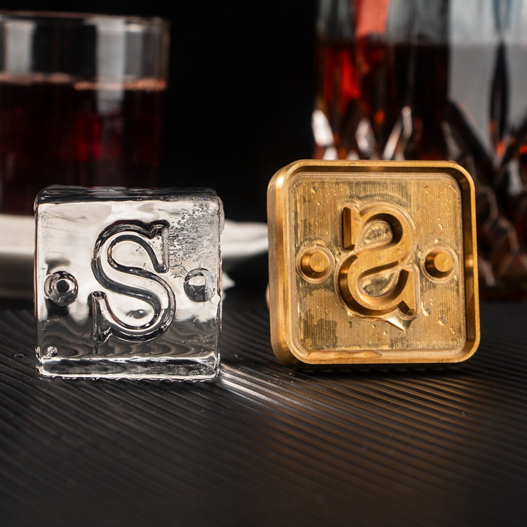 Custom Ice Cube Stamp, Custom Brass Stamp for Ice, Custom Personalized ...