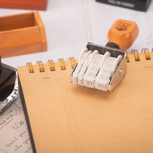 Roller Date Stamp - Etsy