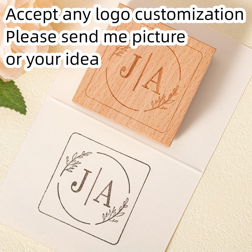 Custom Logo Rubber Stamp Custom Packaging Stamp for Ink - Etsy UK