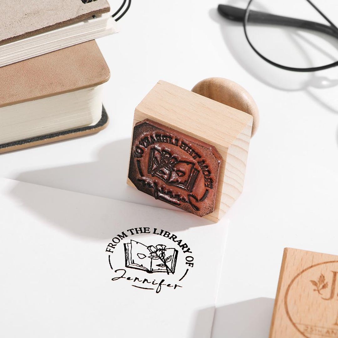 Personalized Rubber Stamp for Paper Bags & Box, Custom Rubber Stamps ...