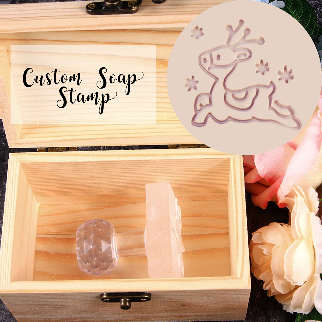 Custom Soap Acrylic Stamp, Acrylic Stamp for Soap, Personalize Soap ...