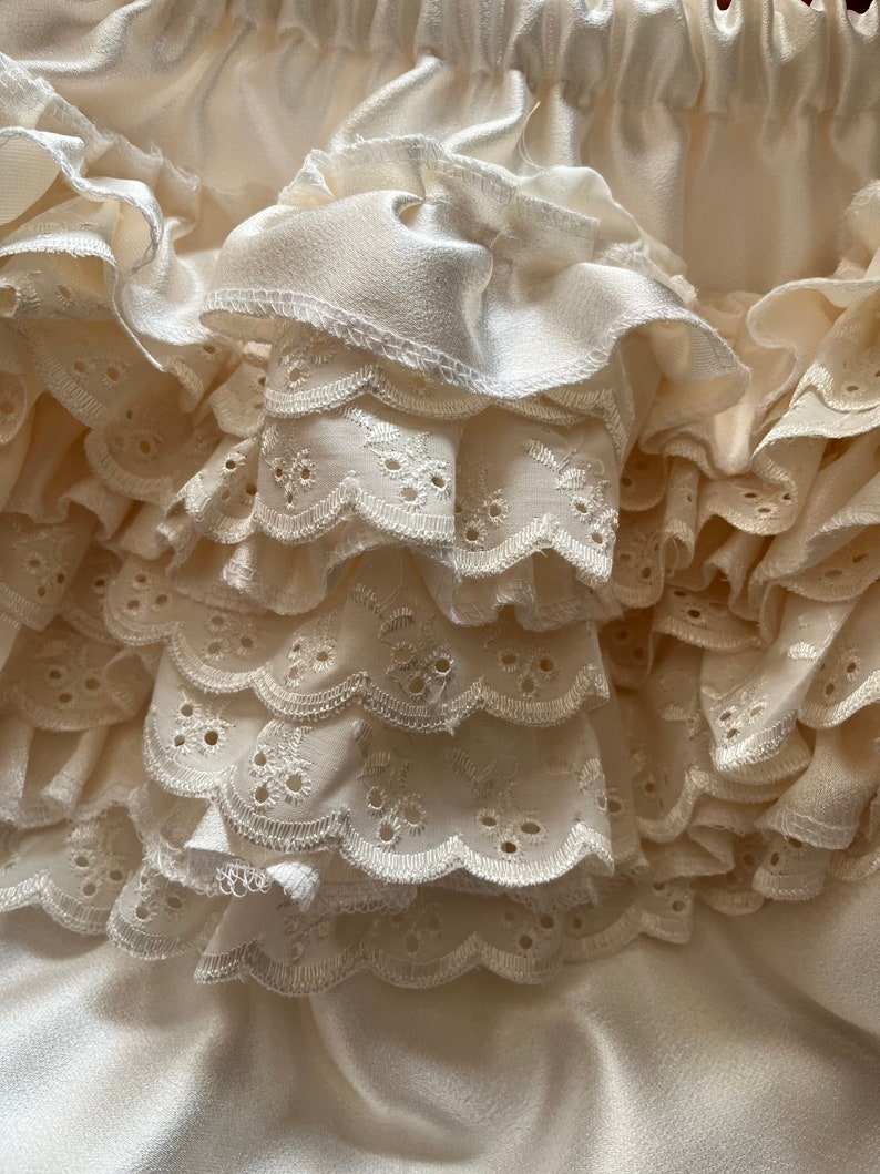 Handmade Pretty ABDL Waterproof Diaper Cover, Frilly Satin and so Cute ...