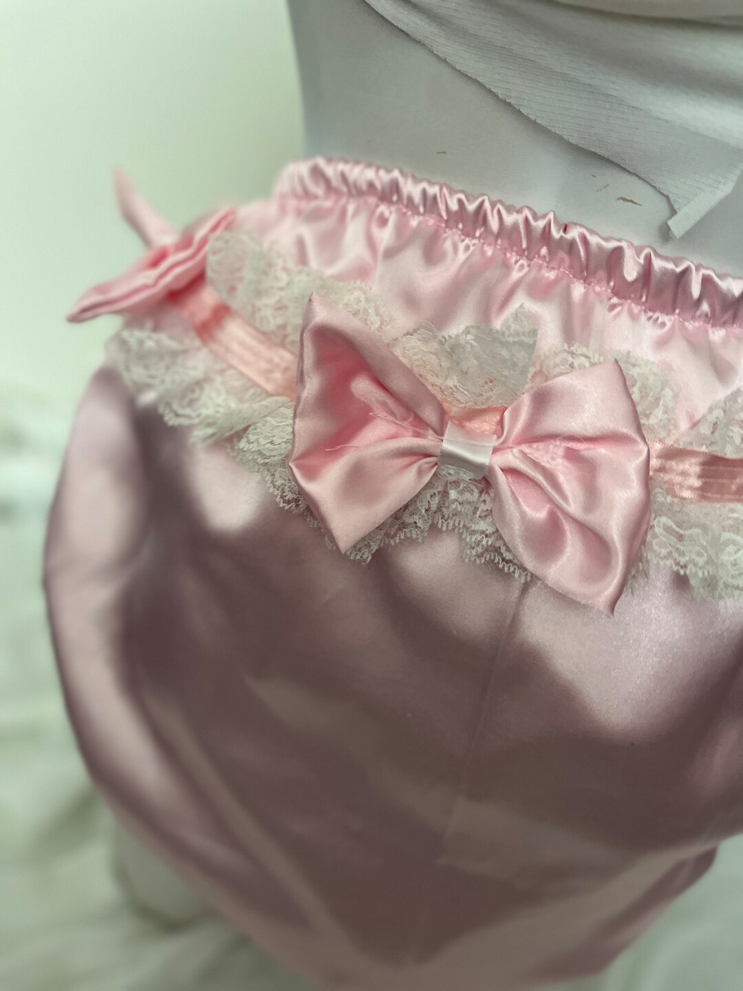 ABDL Pink Frilly Knickers, Frilly Bloomers, Sissy Frilly Knickers, ABDL ...