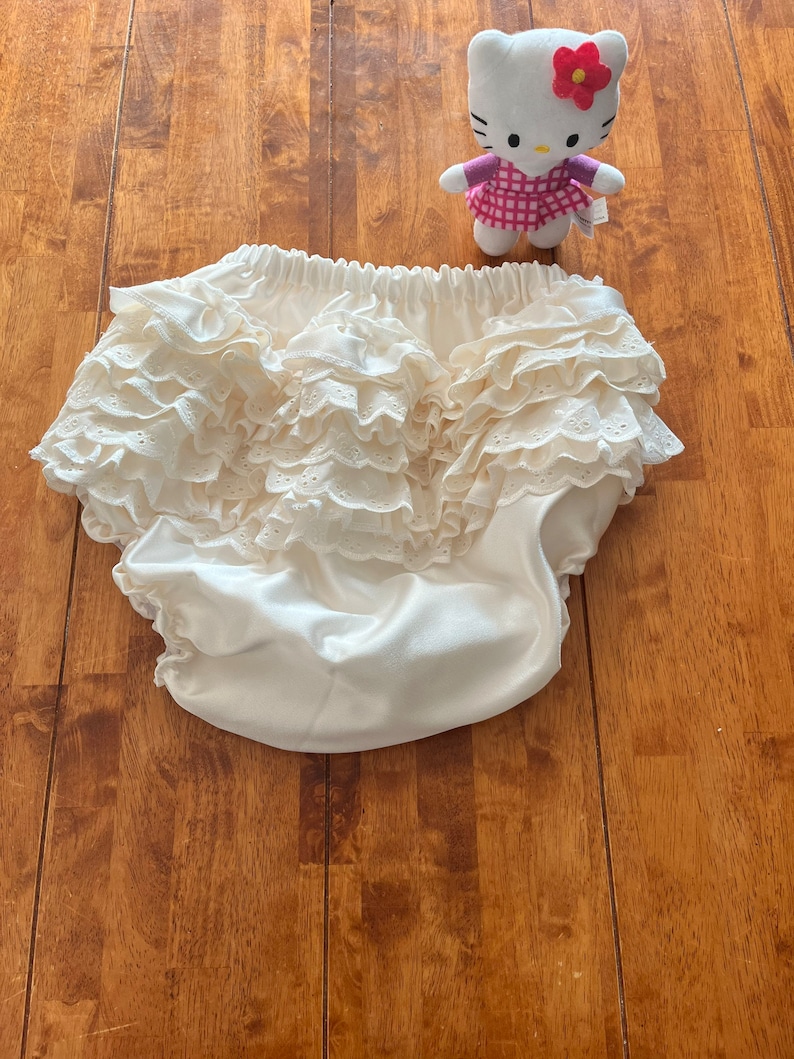 Handmade Pretty ABDL Waterproof Diaper Cover Frilly Satin and - Etsy