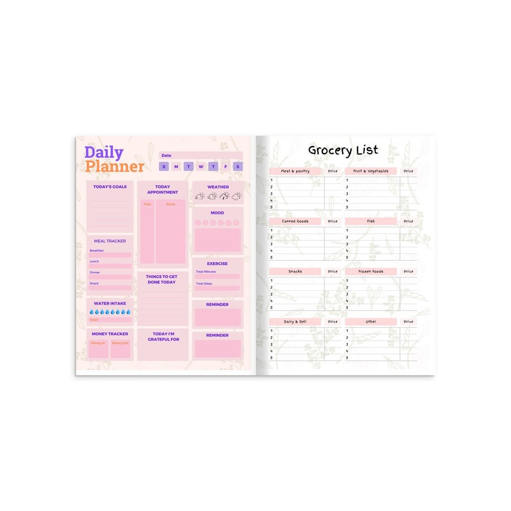 One Month Planner Plan Your Month Physical Product - Etsy