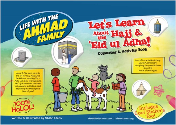 Lets Learn about Hajj and Eid ul Adha Coloring and Activity | Etsy