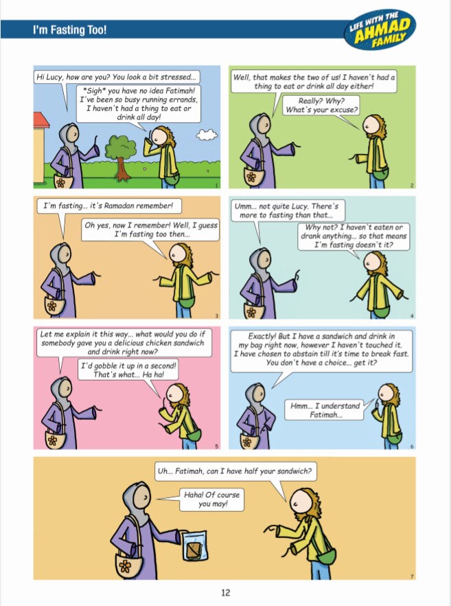 Ramadan Special Life With the Ahmad Family Comic Ebook 5 - Etsy