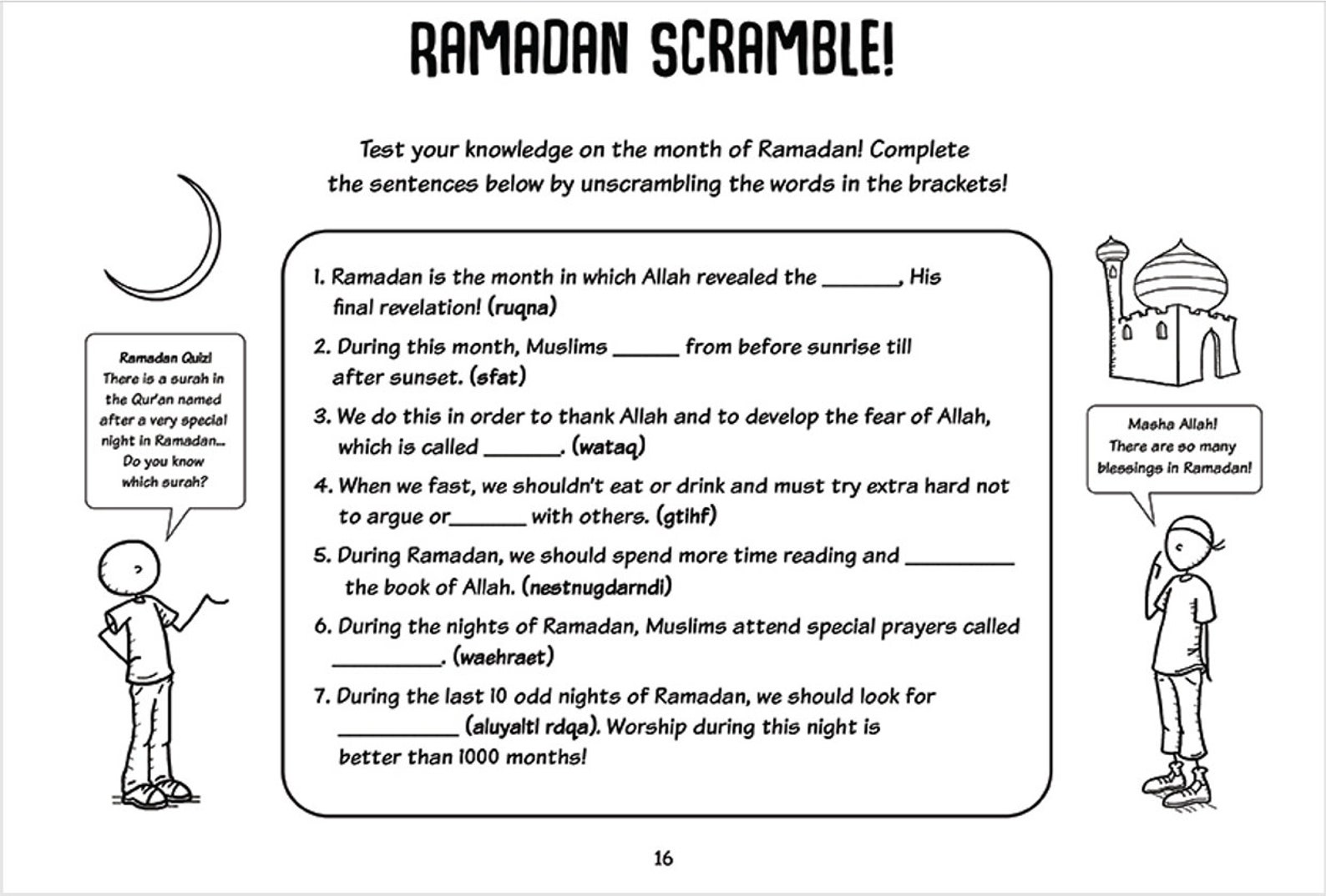 Jamal Learns the Islamic Months and Hijri Calendar – Coloring and ...
