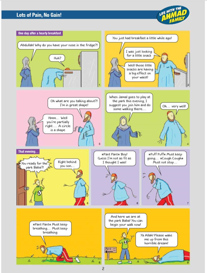 Life With the Ahmad Family - Comic Ebook #1 - Etsy