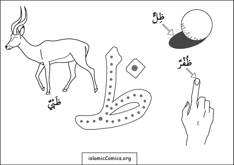 Learn and Color the Arabic Alphabet! - Etsy