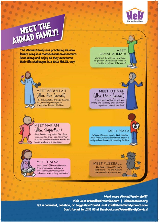Life With the Ahmad Family - Comic Ebook #1 - Etsy