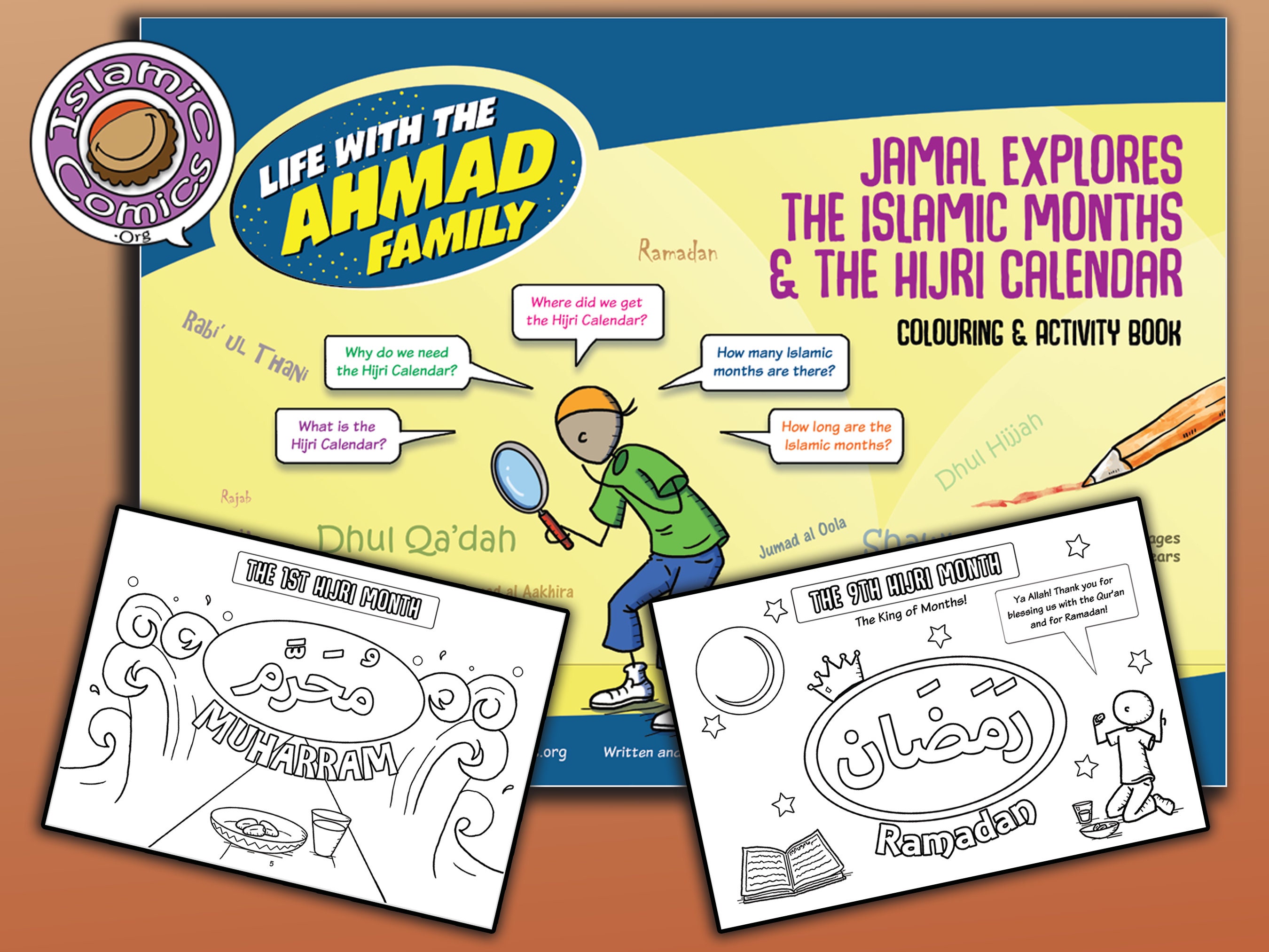 Jamal Learns the Islamic Months and Hijri Calendar – Coloring and ...
