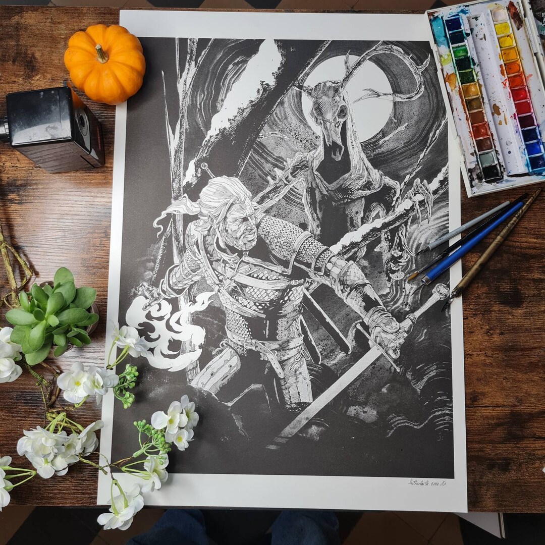 Witcher 3 Fan Art Poster A3 - Etsy