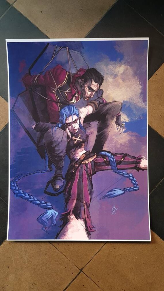 Jinx and Silco. - Etsy