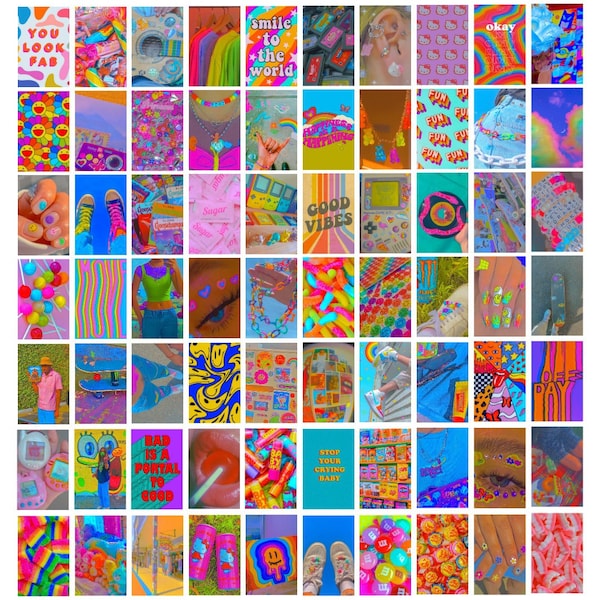 Indie Wall Collage - Etsy