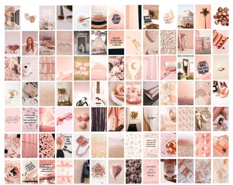 Danish Pastel Aesthetic Wall Collage Kit 70pcs Instant - Etsy UK