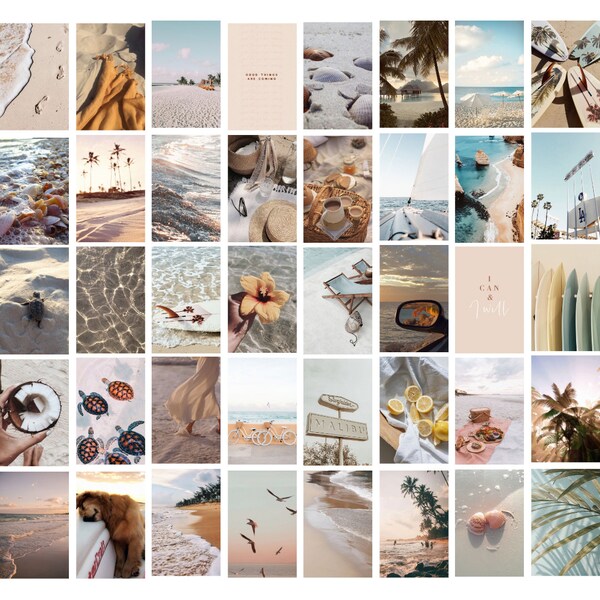 Beach Photo Collage - Etsy