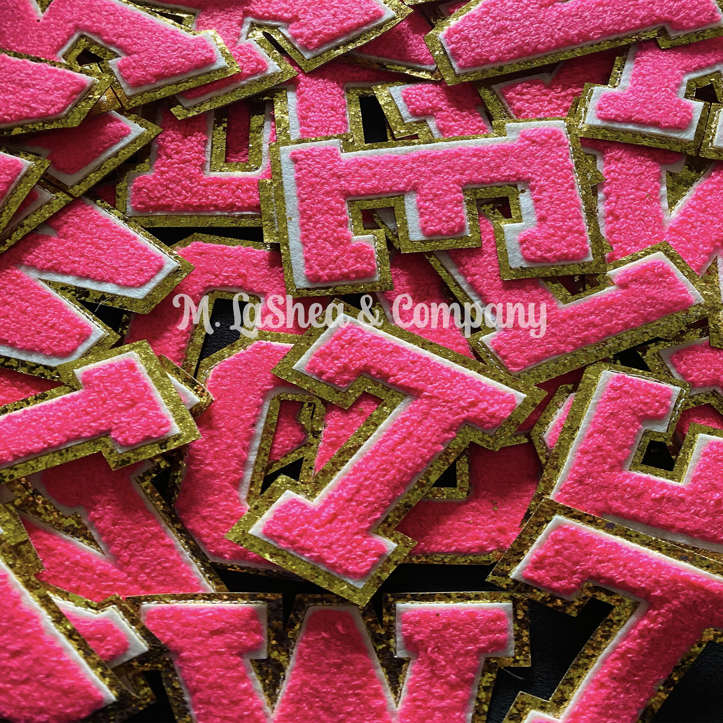 3 Chenille Embroidered Letter Patches Iron On Sew On - Etsy