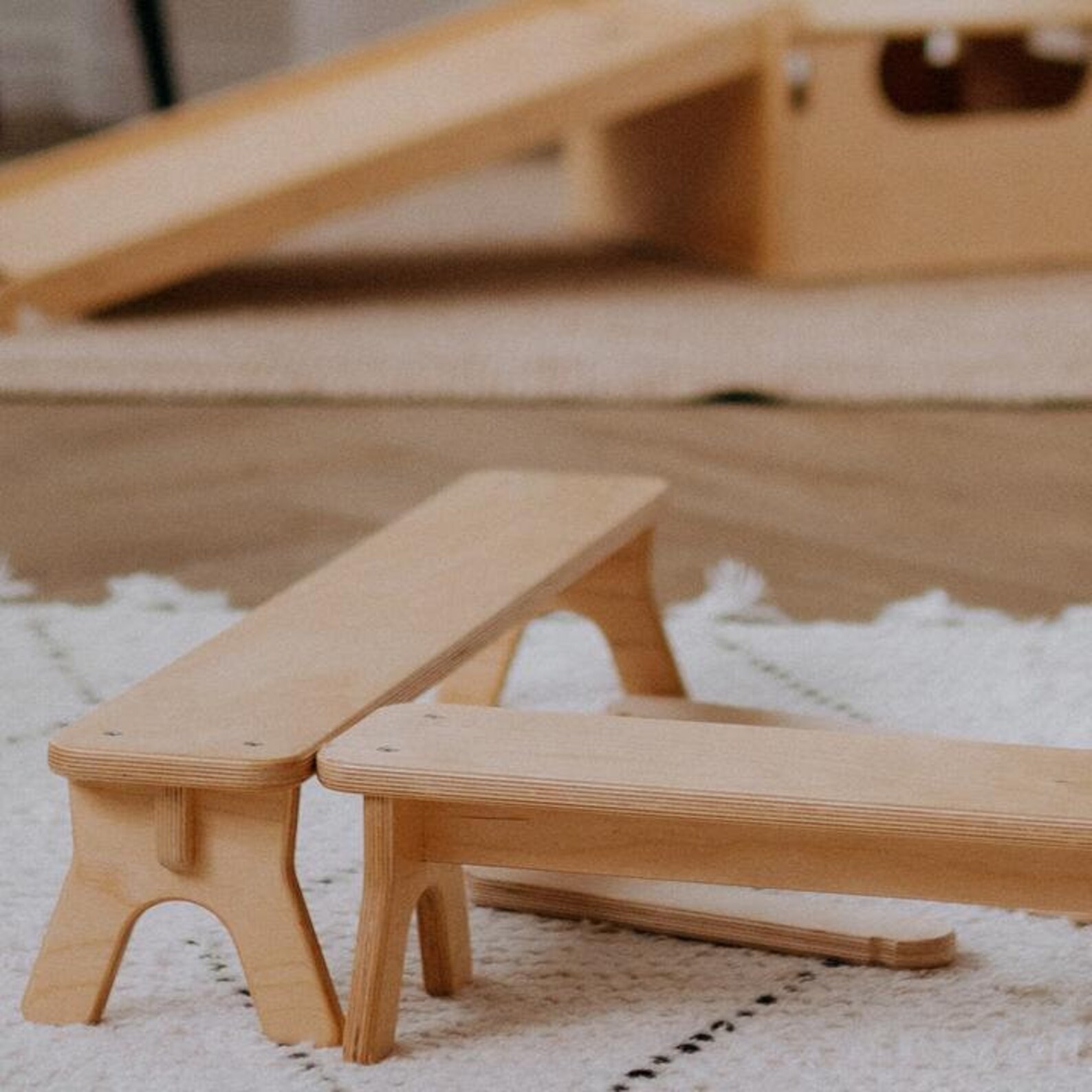 Playbeam - Balance Beam for Kids, Wood Balance Toy, Wooden Balancing ...