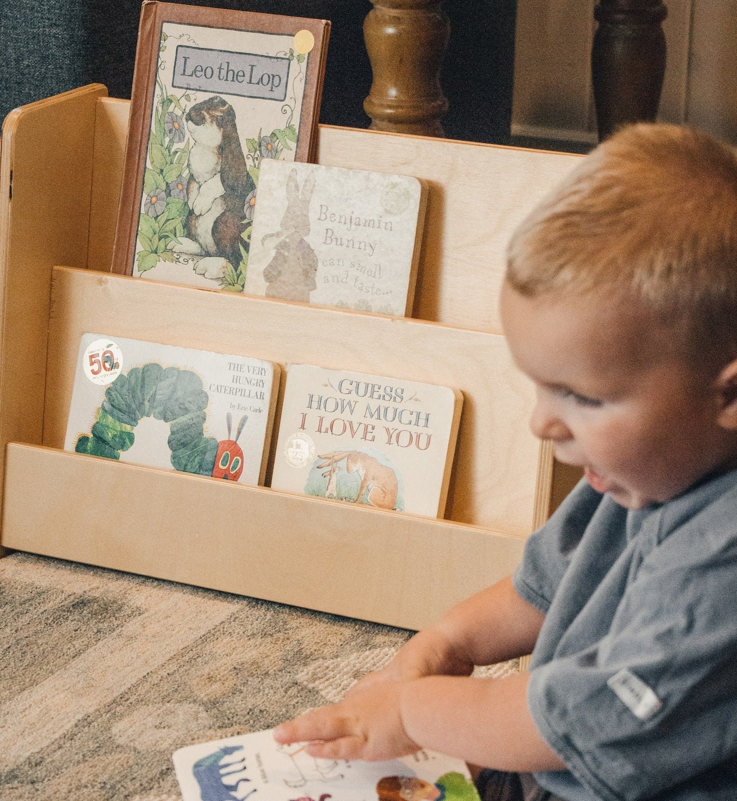 Book Nook - Montessori Book Shelf, Front Facing Shelf, Book Shelf ...