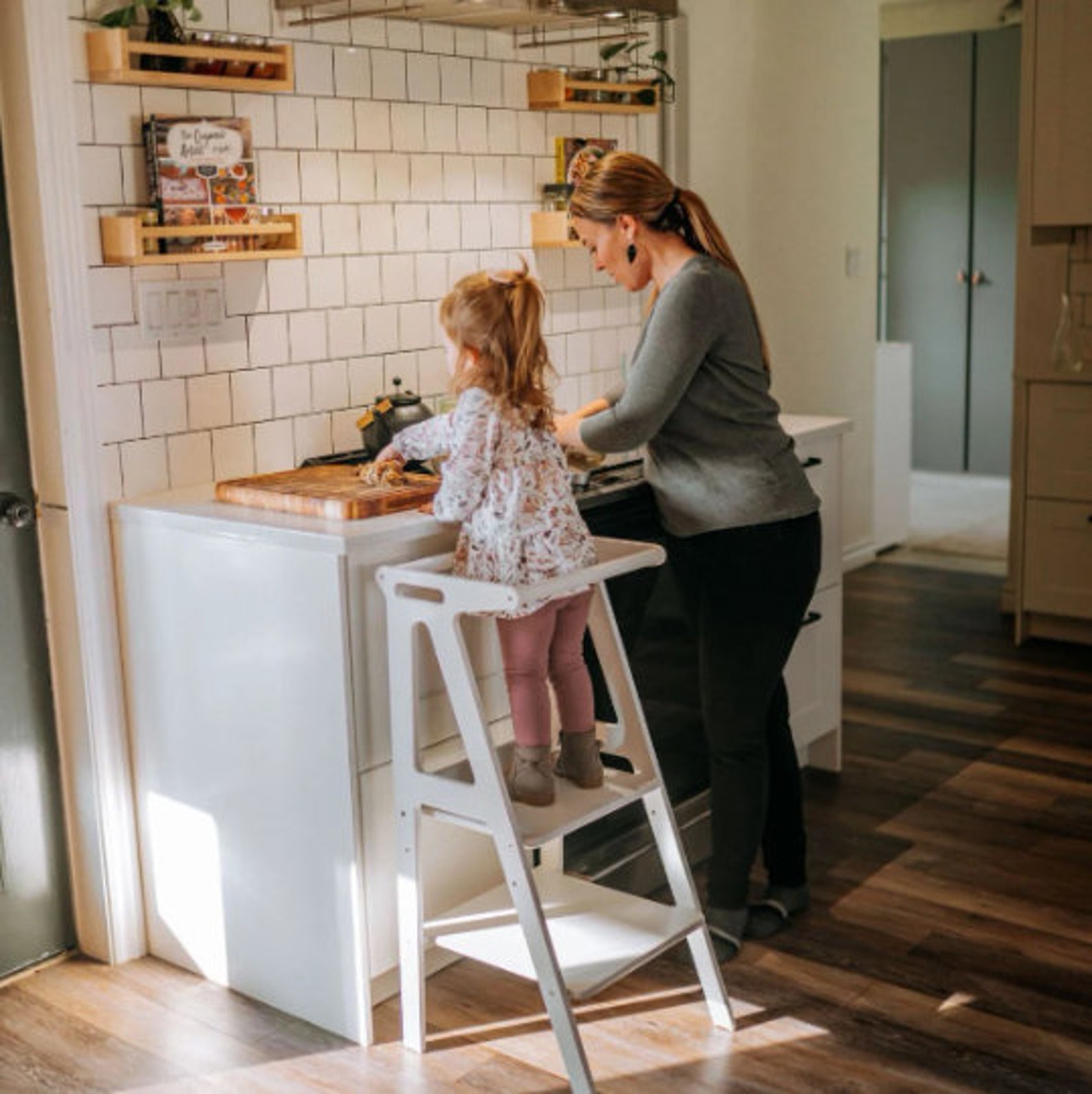 Toddler Step Stool Kitchen Step Stool Kids Tower Kitchen - Etsy