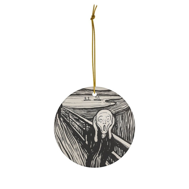 The Scream by Edvard Munch Ceramic Ornament 2.75 | Etsy