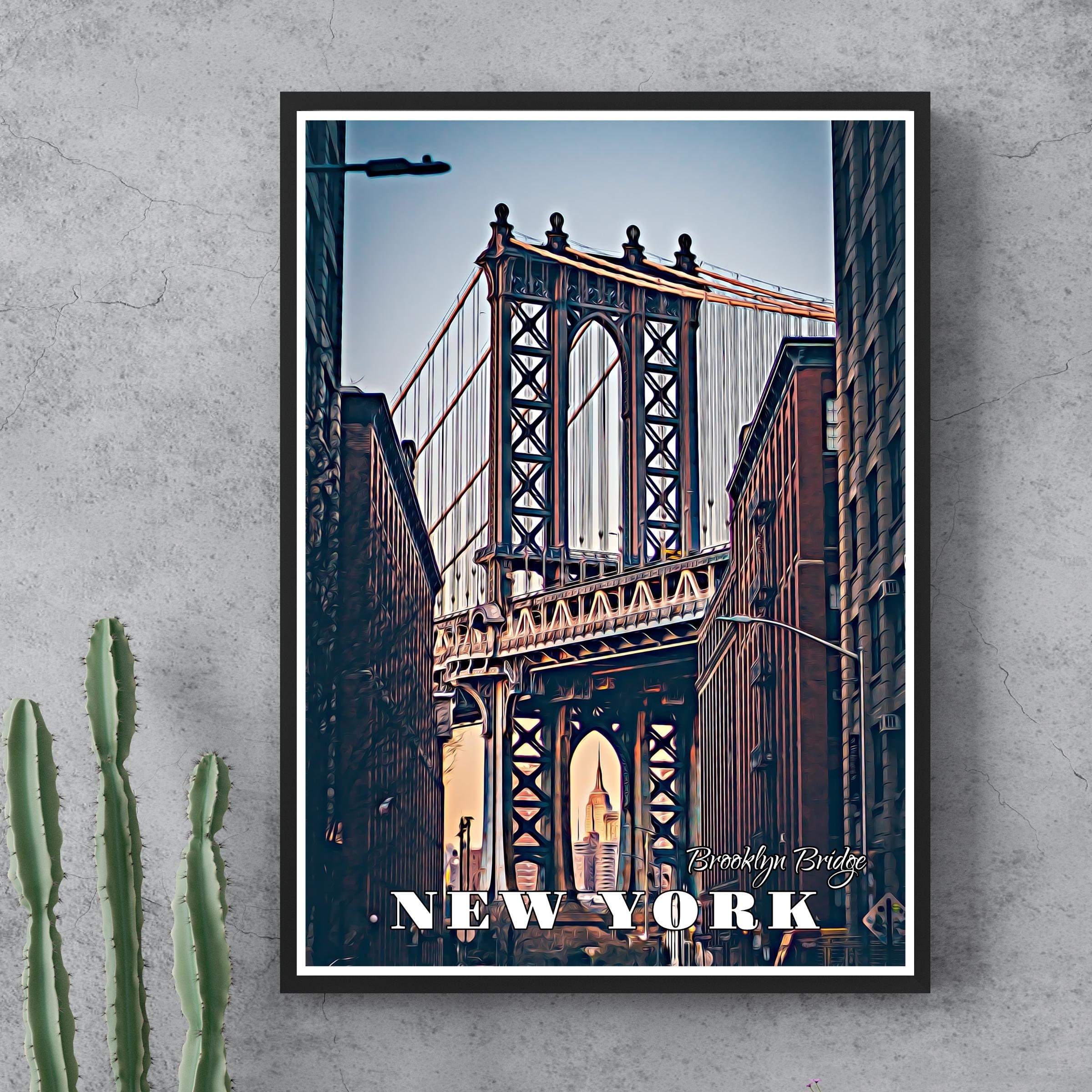 New York Travel Poster, New York Digital Print, New York Printable Art ...