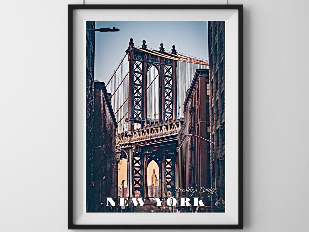 New York Travel Poster, New York Digital Print, New York Printable Art ...
