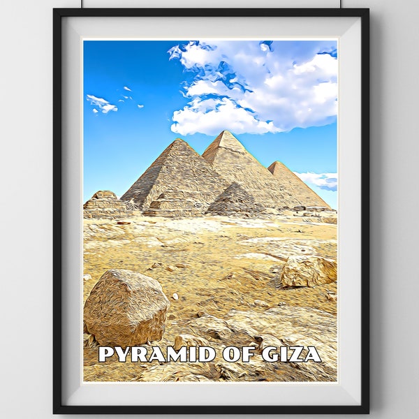 Great Pyramid of Giza Poster - Etsy
