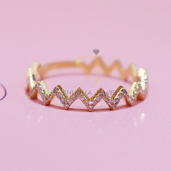 Zig Zag Necklace - Etsy