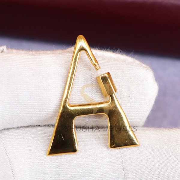 Letter Gold Carabiner - Etsy