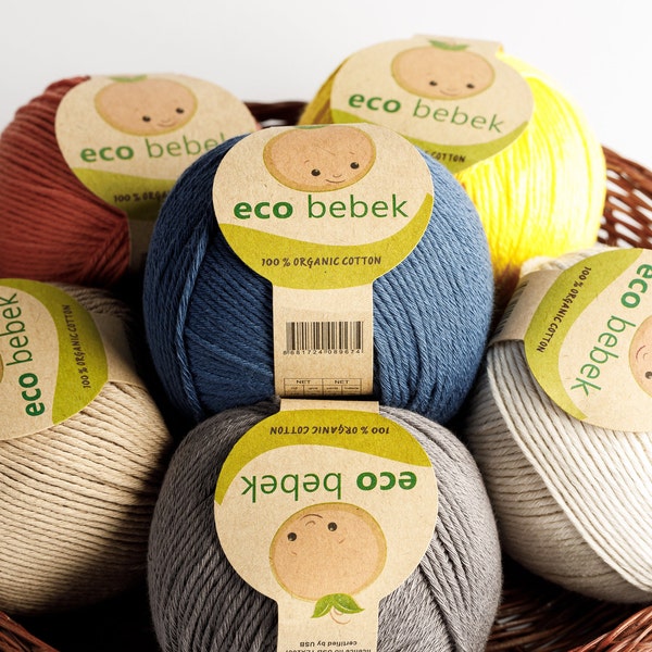 Organic Cotton Yarn - Etsy