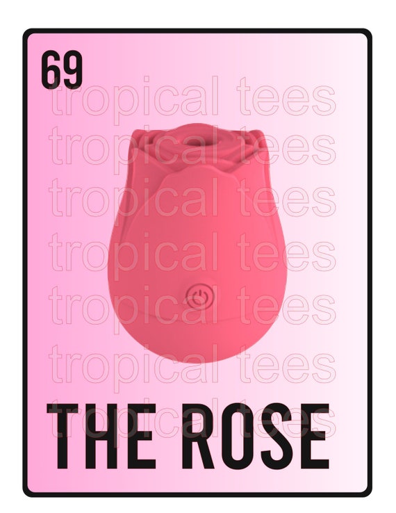 The Rose Bingo Card Sublimation Digital Download PNG - Etsy