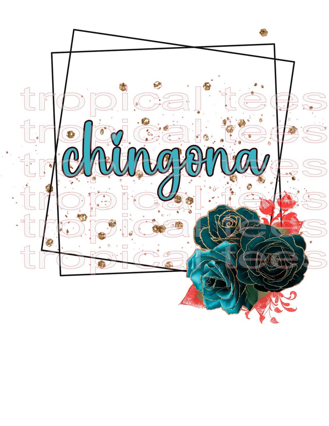 Chingona PNG Sublimation Design - Etsy