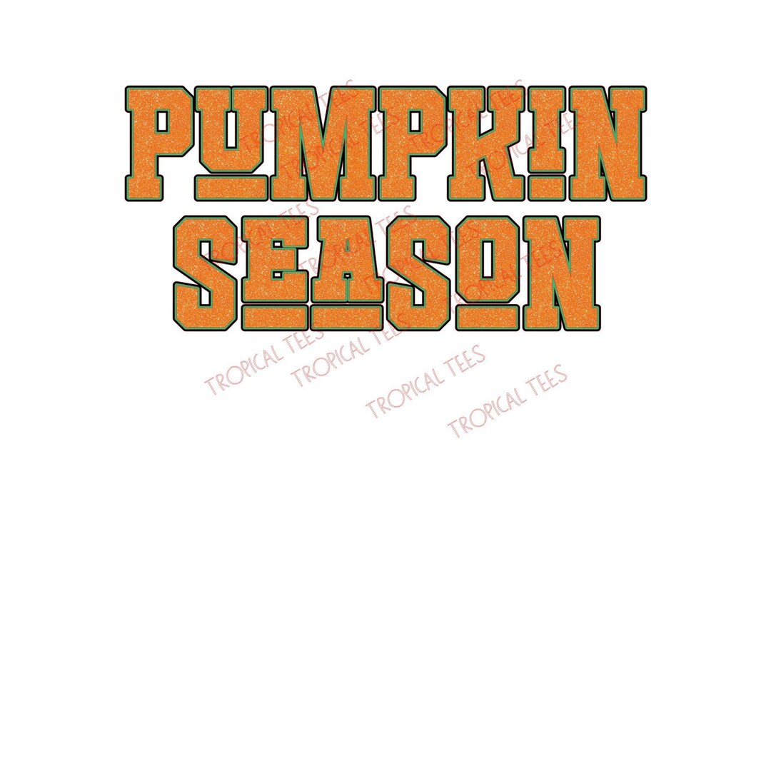Pumpkin Season PNG | Fall PNG | Varsity Design | Retro PNG | Vintage ...